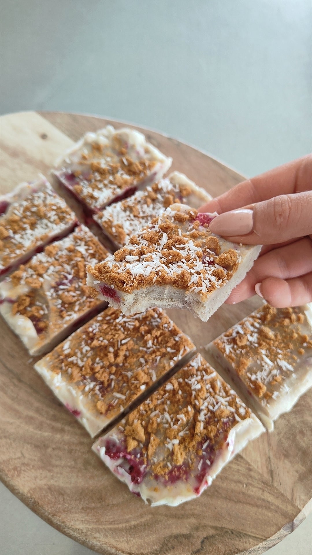 Yoghurt Berry Slice